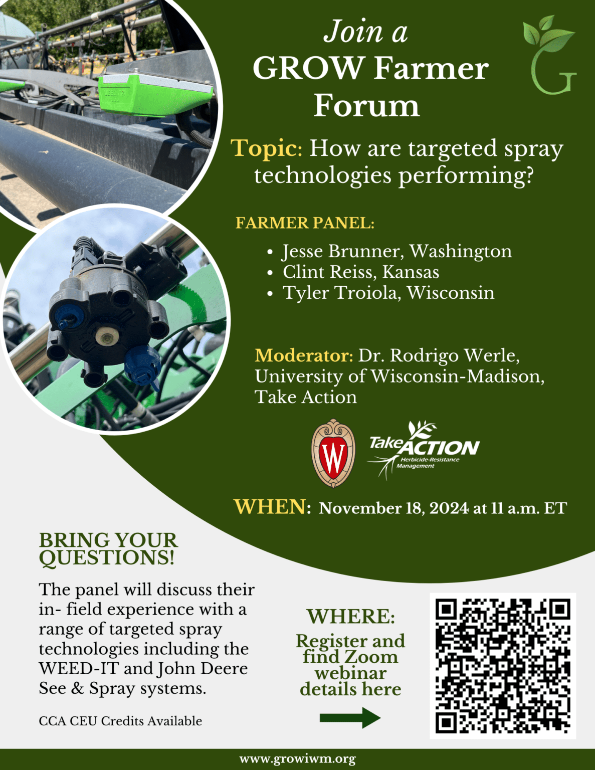 Join a GROW Farmer Forum on Targeted Spray Technologies in the Field ...